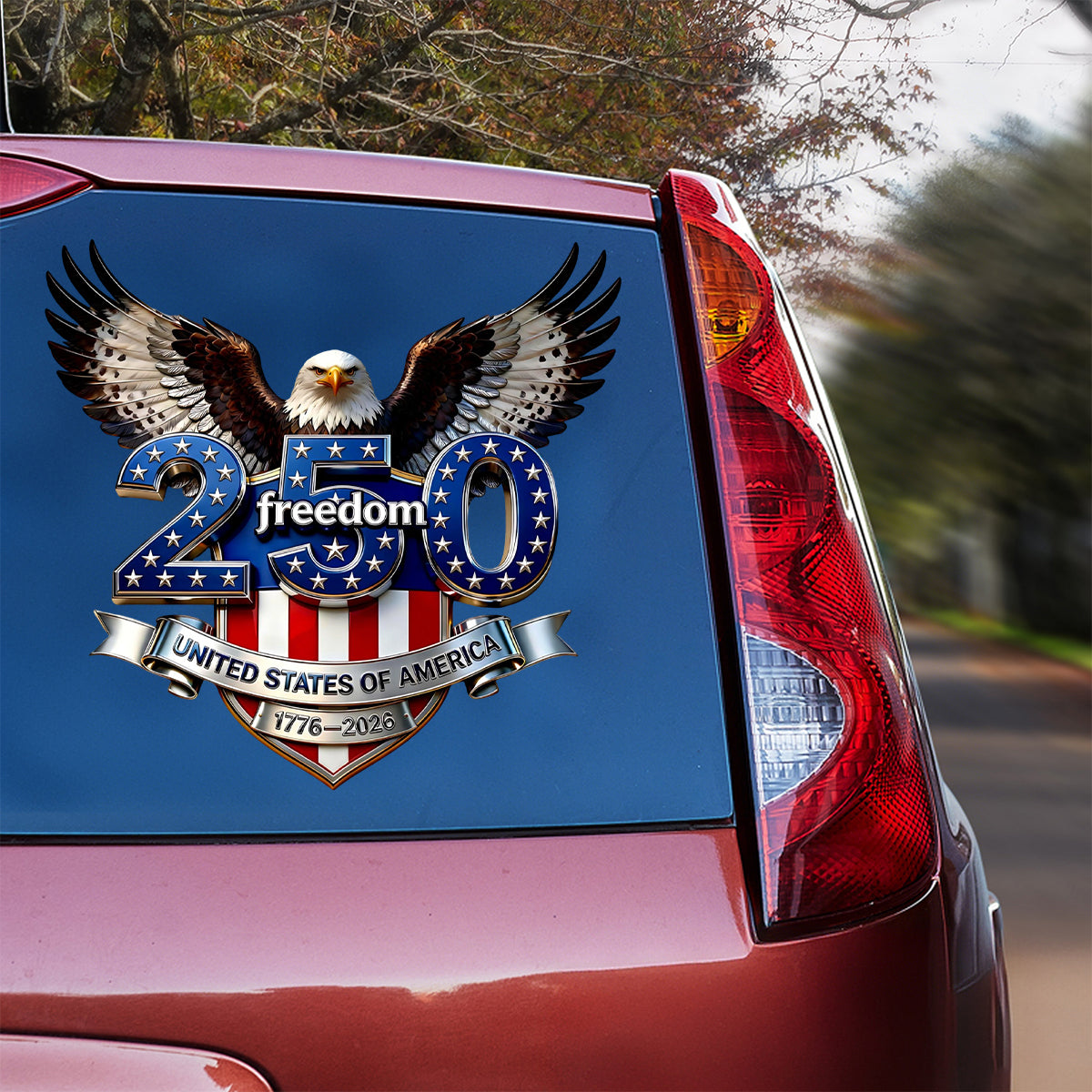 US 250th Anniversary Decal Sticker - HAPPARY