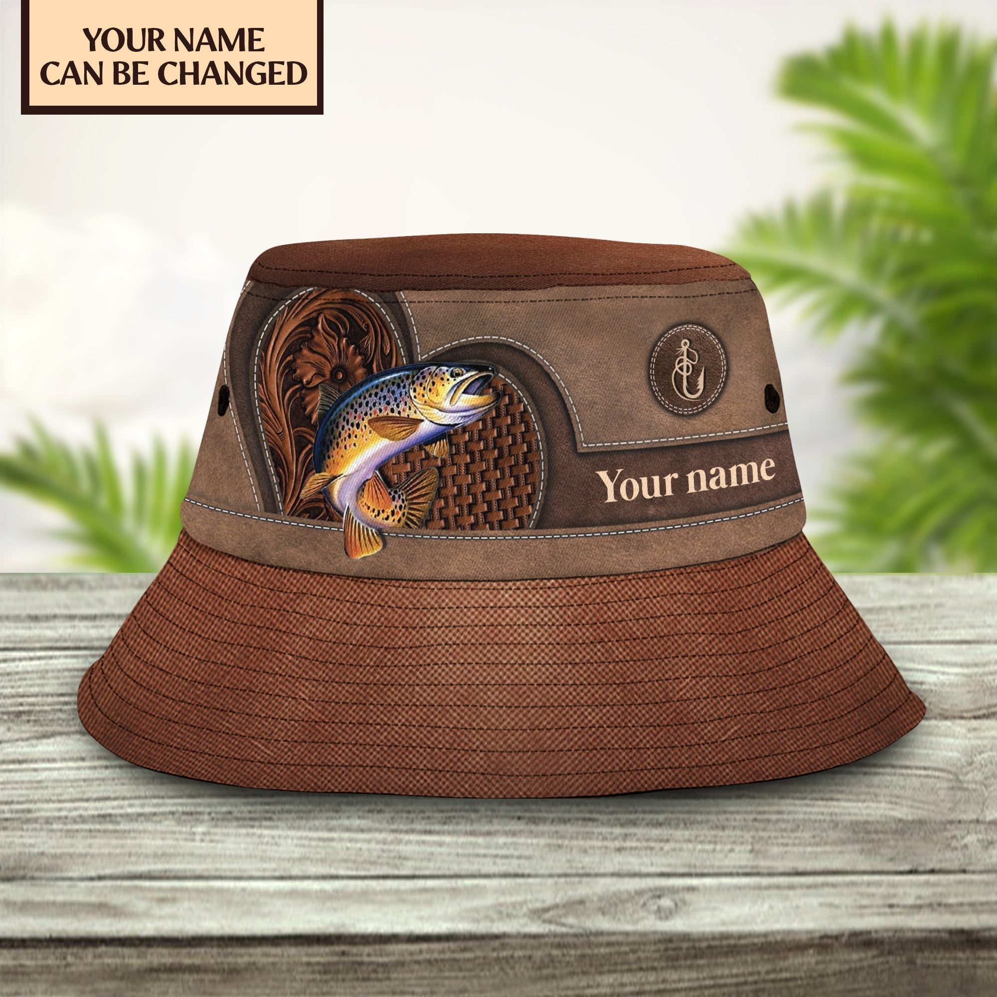 Personalized Fishing Bucket Hat - HAPPARY