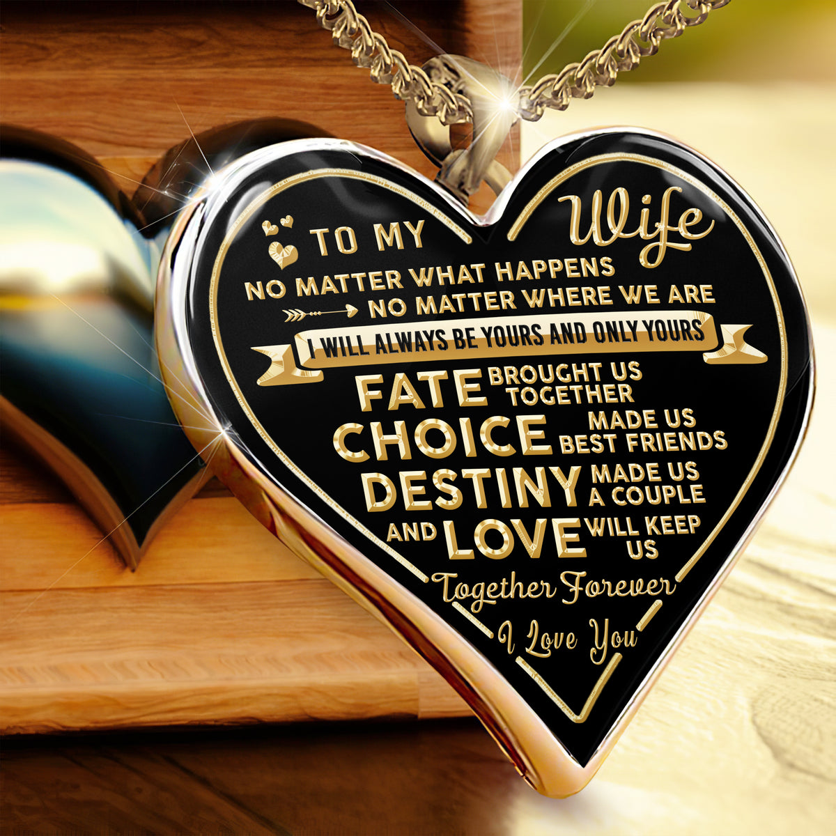 I Will Always Be Yours And Only Yours - Necklace - HAPPARY